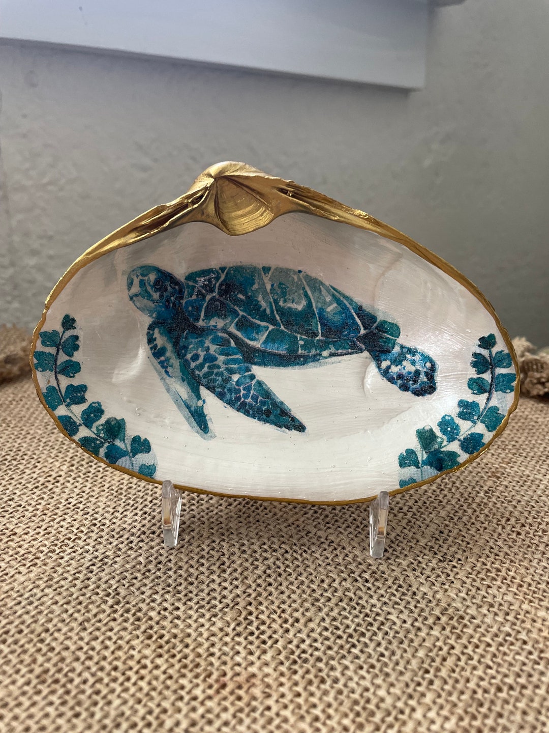 Clam Shell Trinket Dish - Etsy