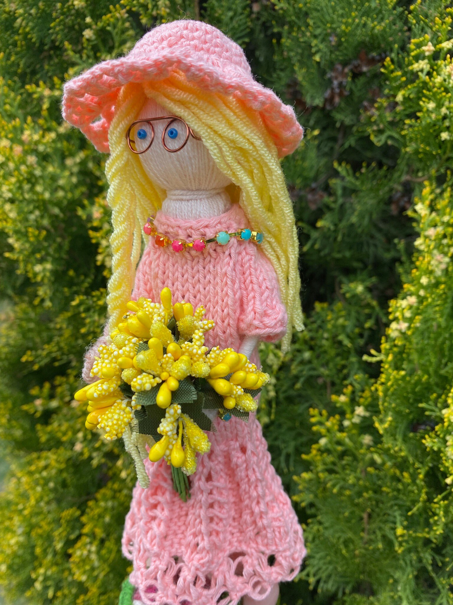 Spring Stroll girl in Pink Outfit - Etsy