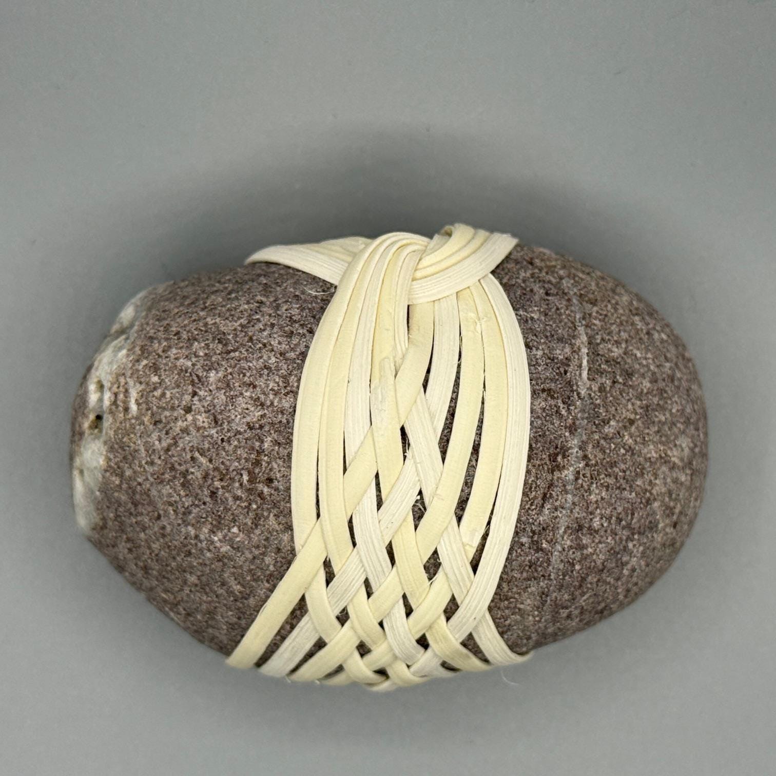 Zen Wrapped Beach Stone: Cape Cod Gift, Gratitude Talisman - Etsy
