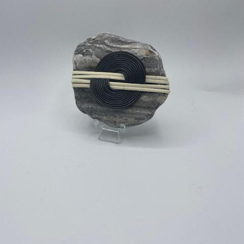 Cane Wrapped Rocks - Etsy