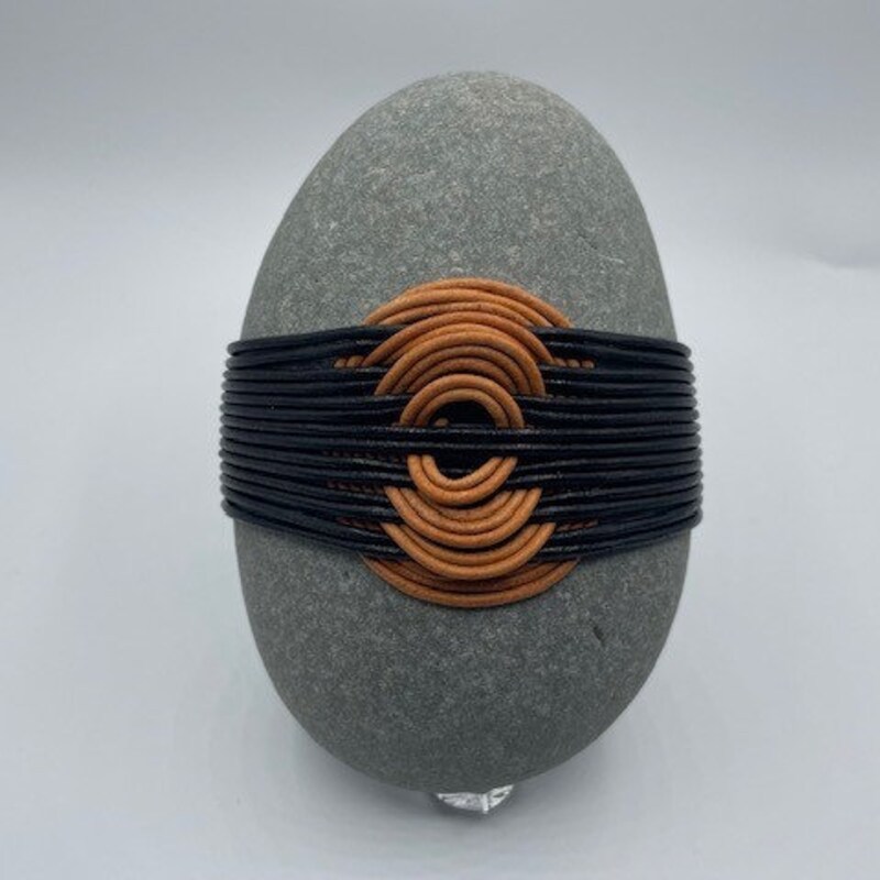 Leather Wrapped Rock - Etsy