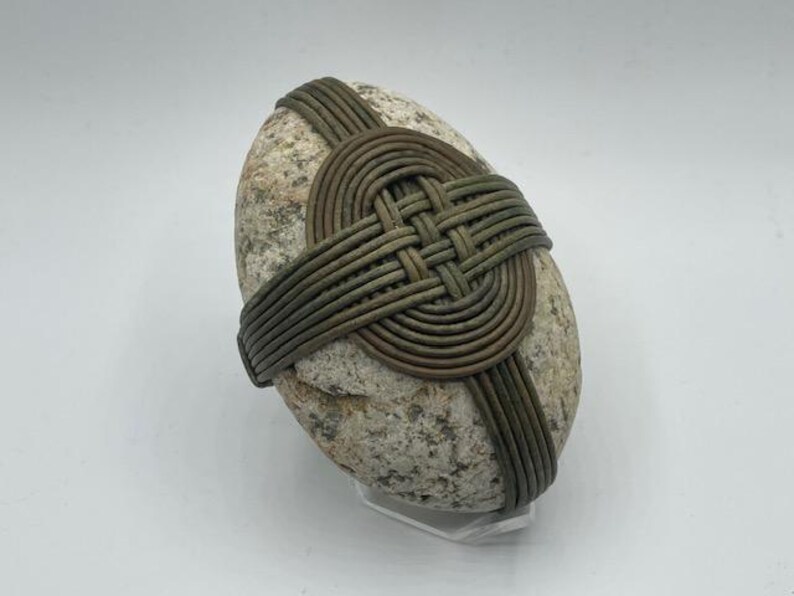 Zen Wrapped Rocks,garden,beach Stones,home Decor,table Setting,serenity ...