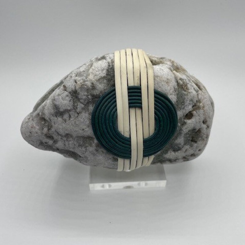 Cane Wrapped Rocks - Etsy