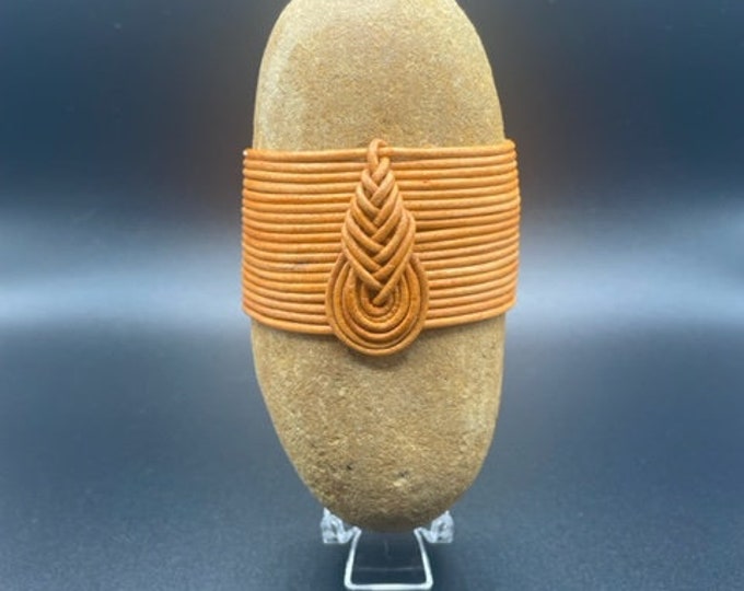 Zen Woven Pica Knot Wrapped Rockmeditationserenity - Etsy