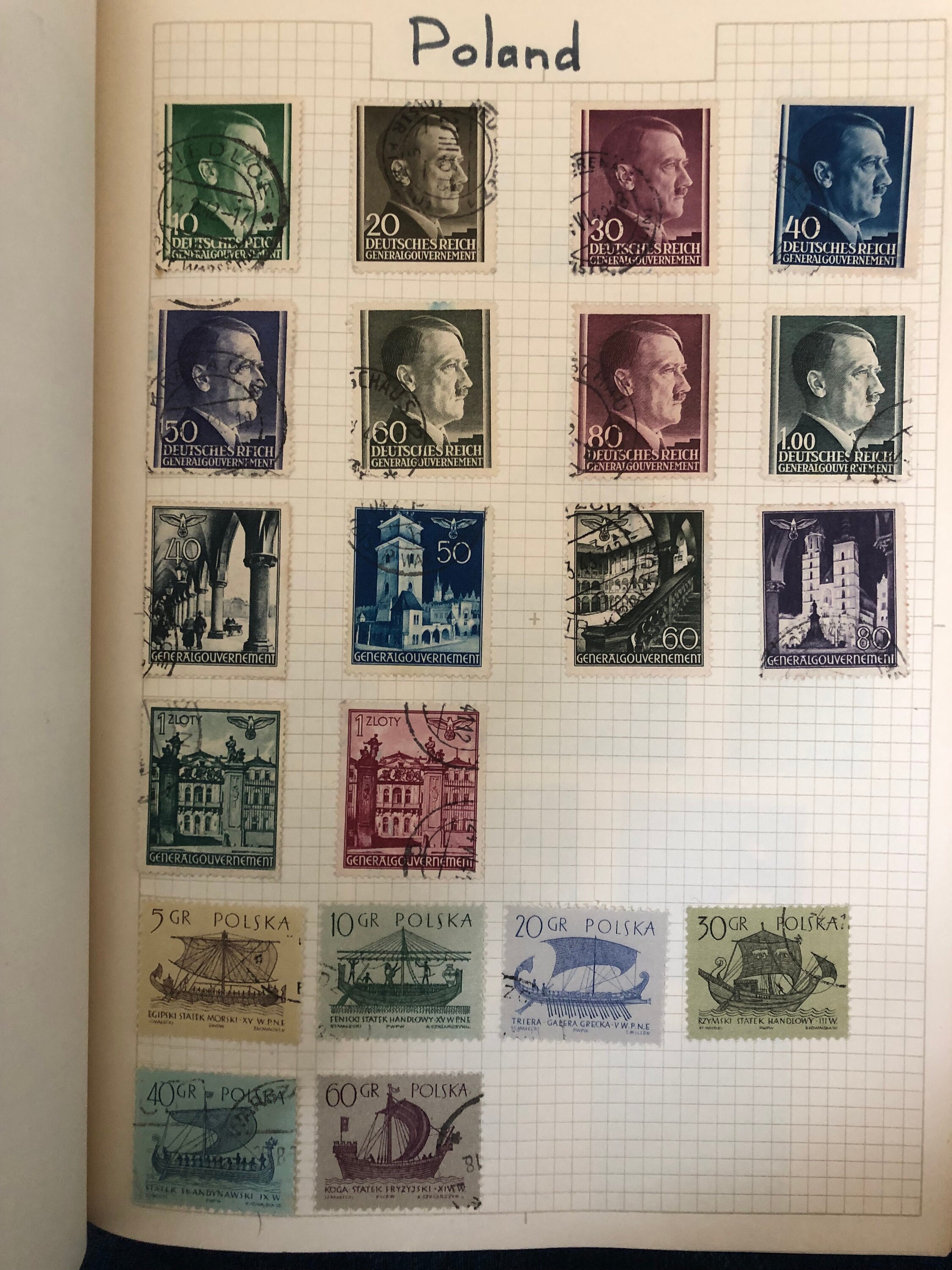 Large Collection of 112 Vintage Polish Stamps 1940-1990 - Etsy