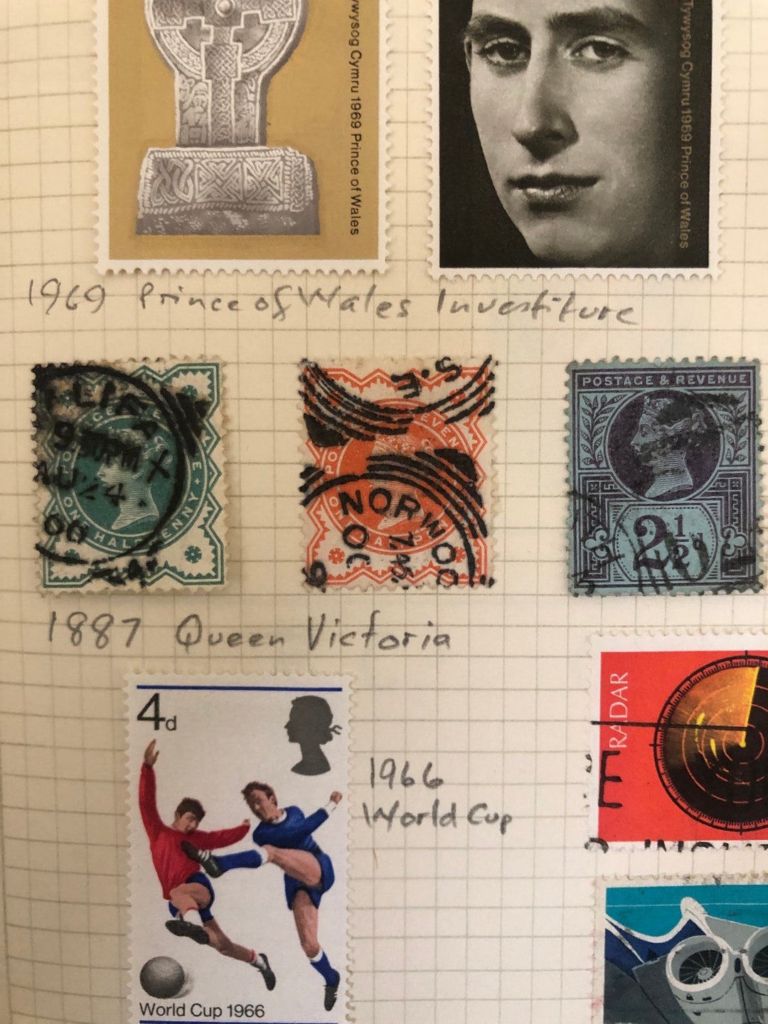 Set of 3 1887 Victorian Stamps. - Etsy