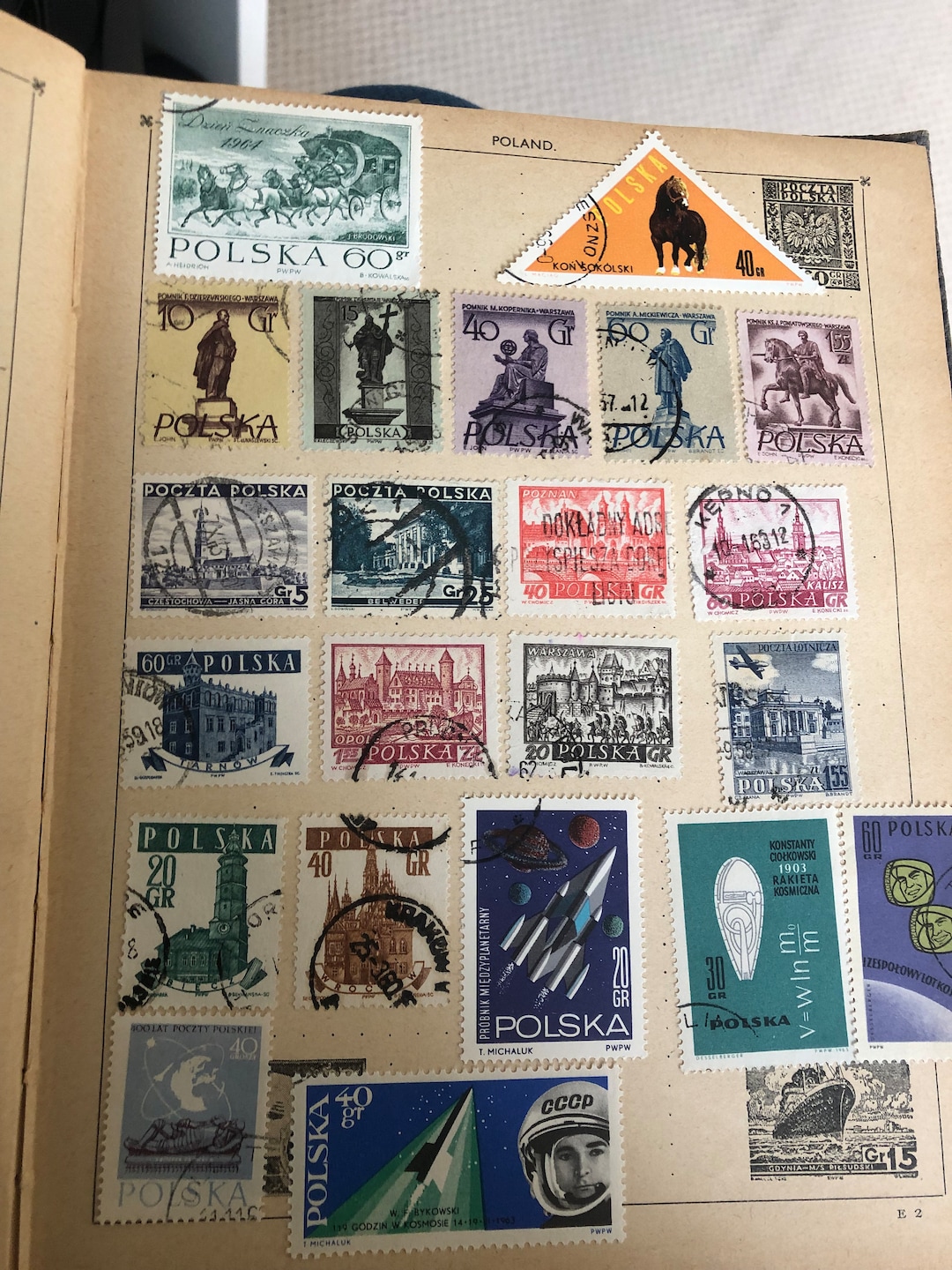 Large Collection of 112 Vintage Polish Stamps 1940-1990 - Etsy