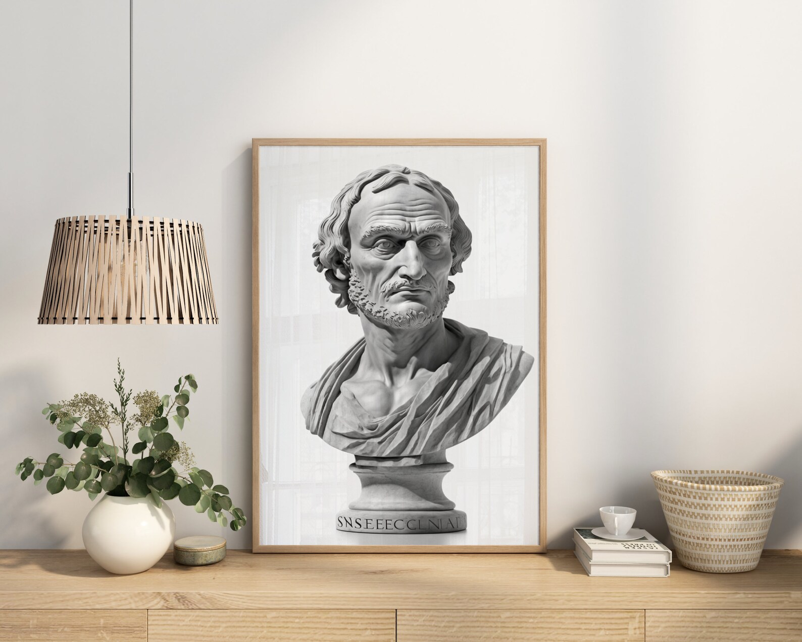 Seneca Stoicism Wall Art, Seneca Digital Art, Stoicism Digital Art ...