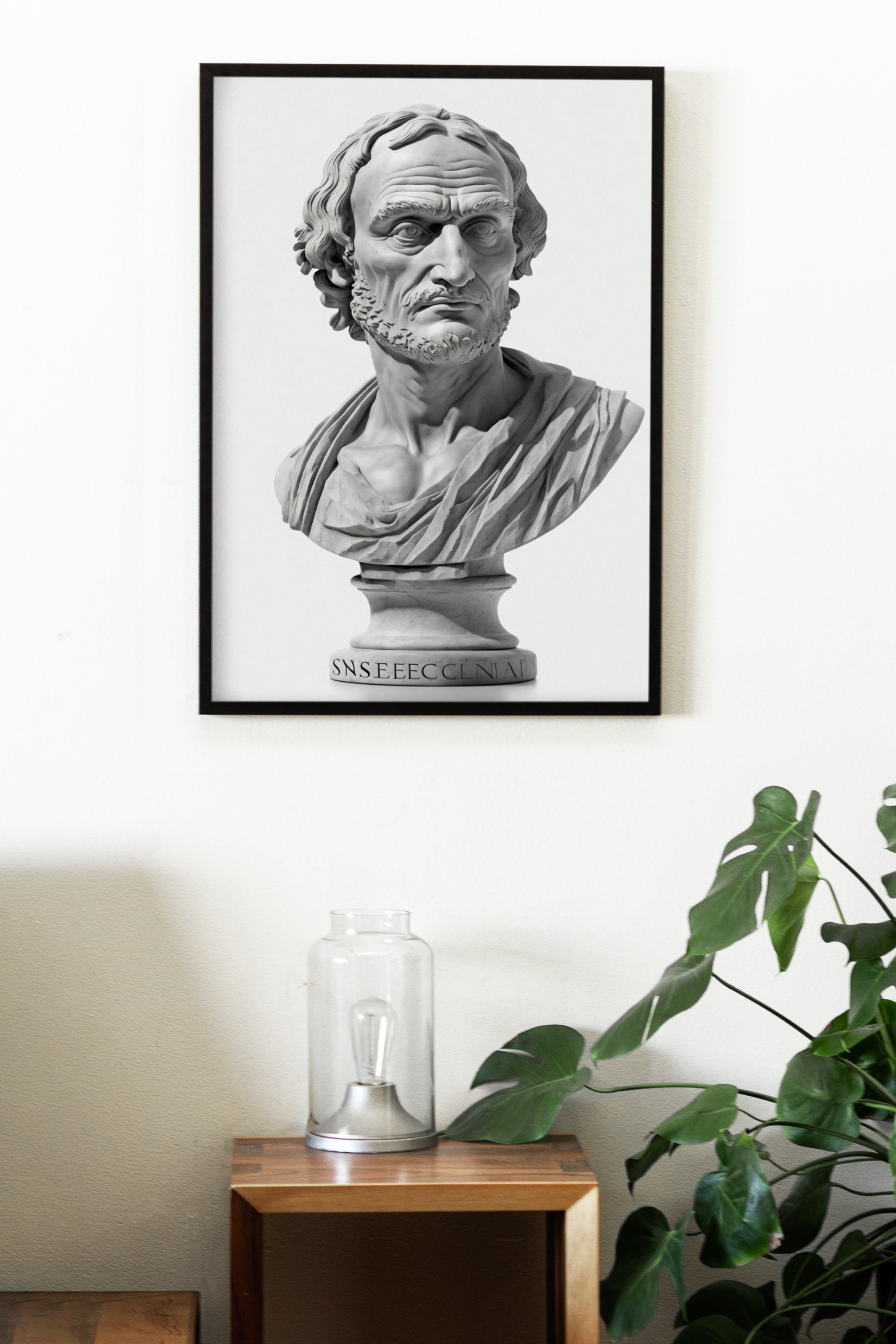 Seneca Stoicism Wall Art, Seneca Digital Art, Stoicism Digital Art ...