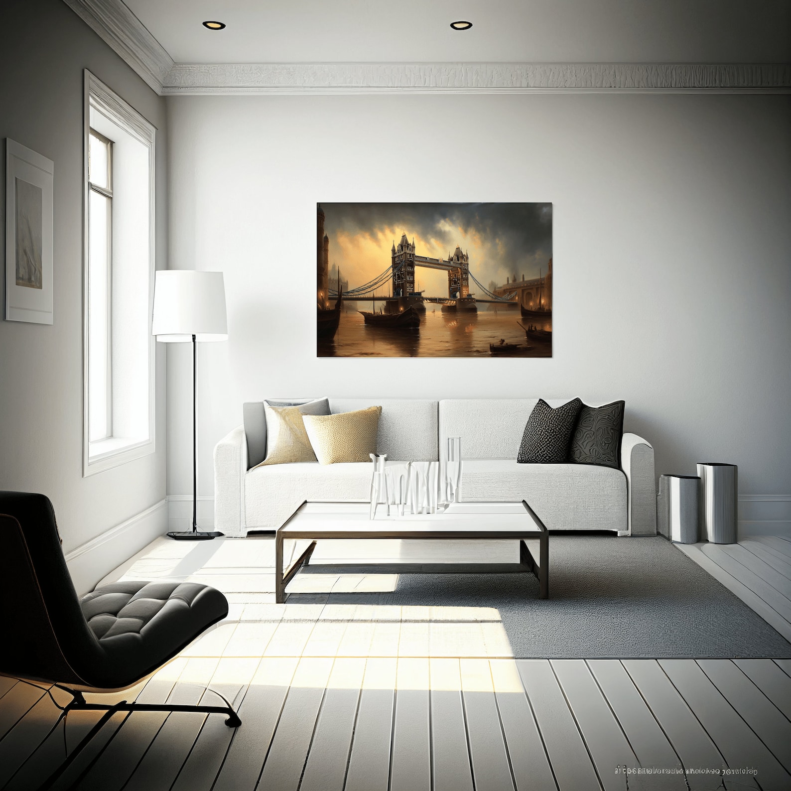 Tower Bridge Painting Digital Download - London Art Print for Large ...