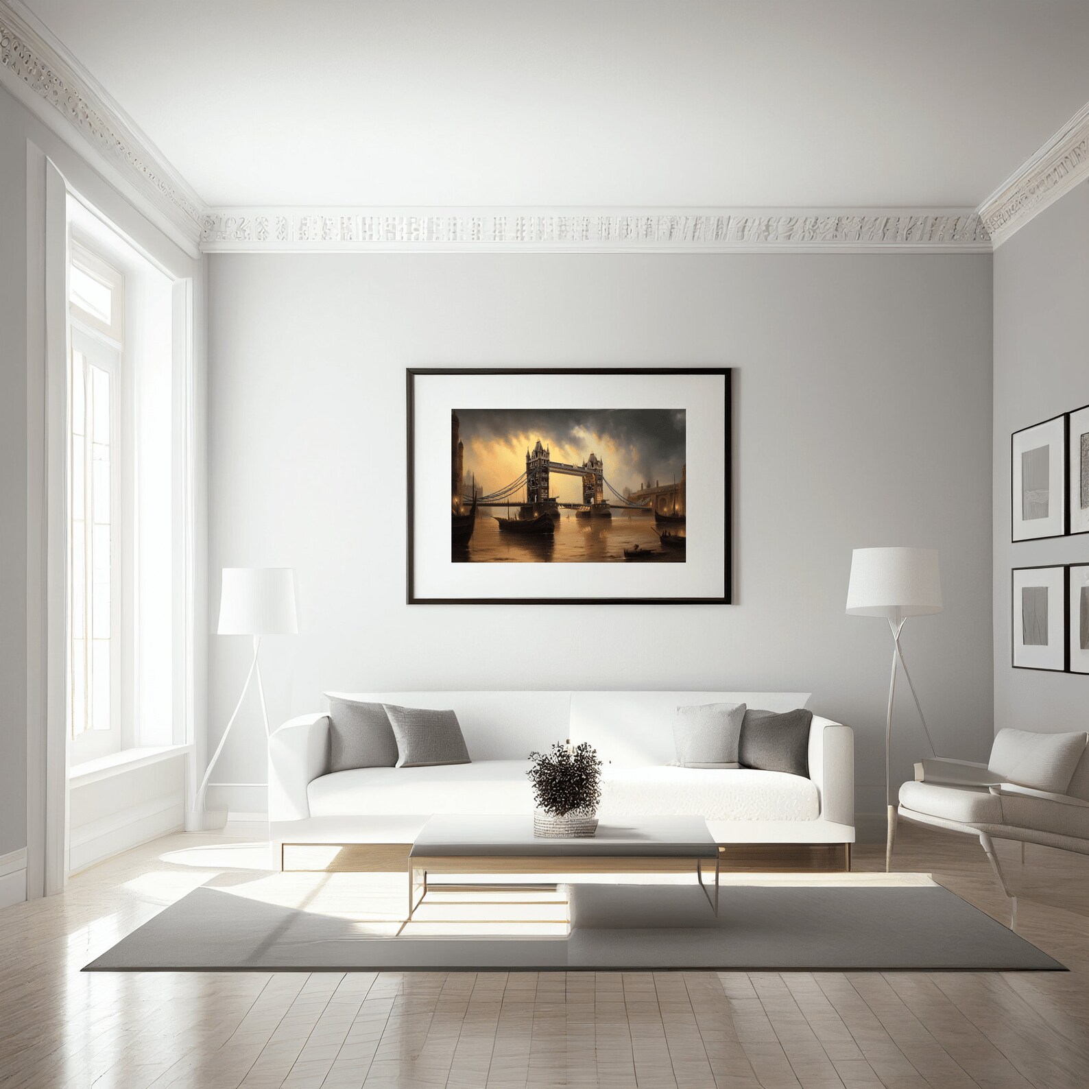 Tower Bridge Painting Digital Download - London Art Print for Large ...