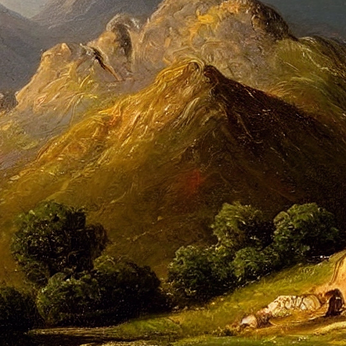 Neoclassical Landscape Oil Painting - High-res Downloadable PNG File ...