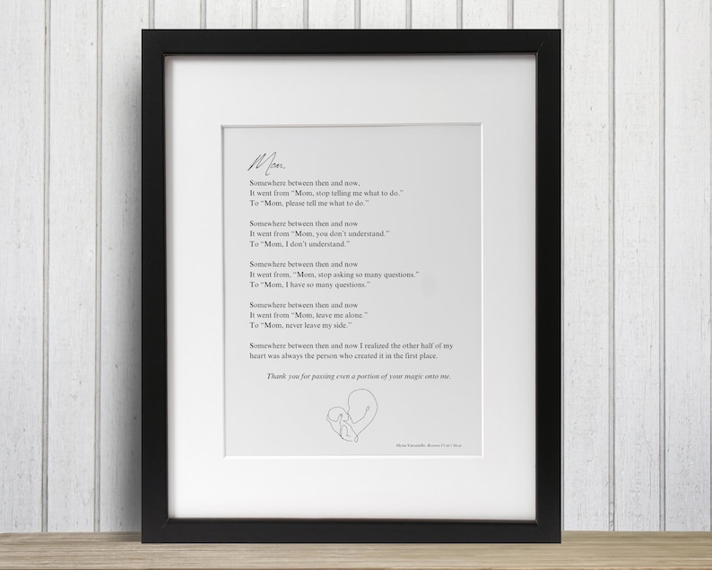 Mom Poem Print, Digital Download - Etsy