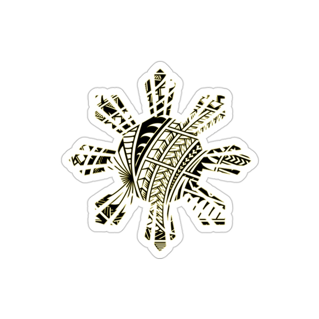 Die-cut Stickers Tribal Filipino Sun Yellow - Etsy