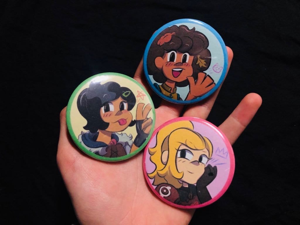 Amphibia Calamity Trio Button Pins - Etsy