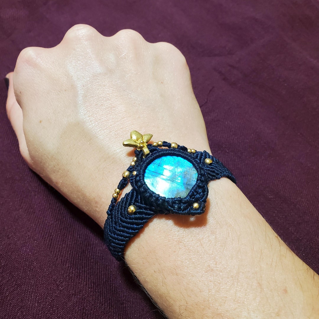 Azriel's Siphon Fantasy Bracelet Night Court Cuff Macrame Jewelry ...