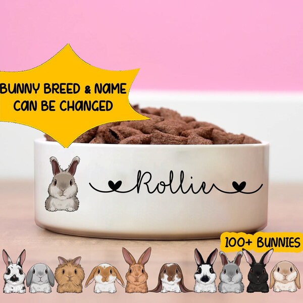 Ceramic Rabbit Bowl - Etsy