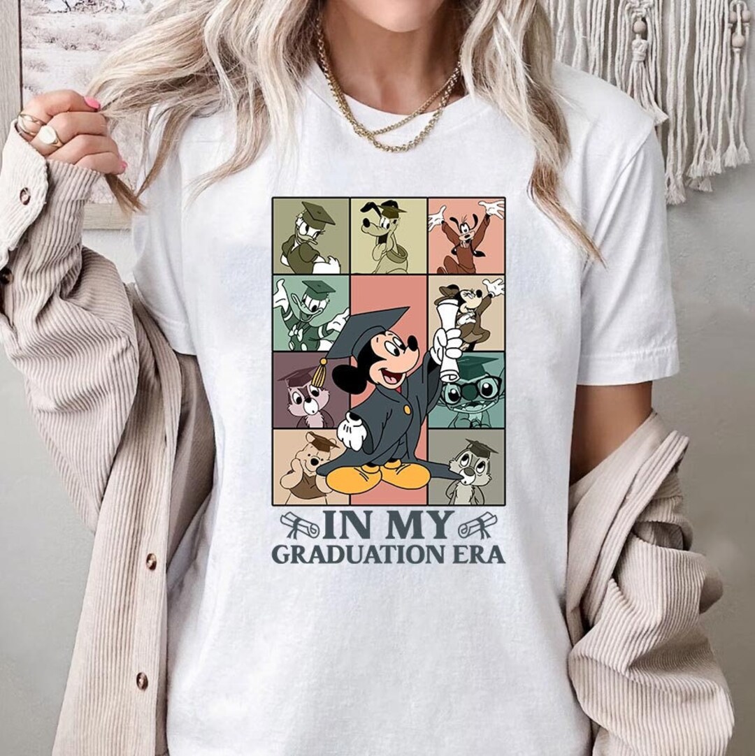 In My Graduation Era Mickey and Friends Graduate Shirt, From the Tassel ...
