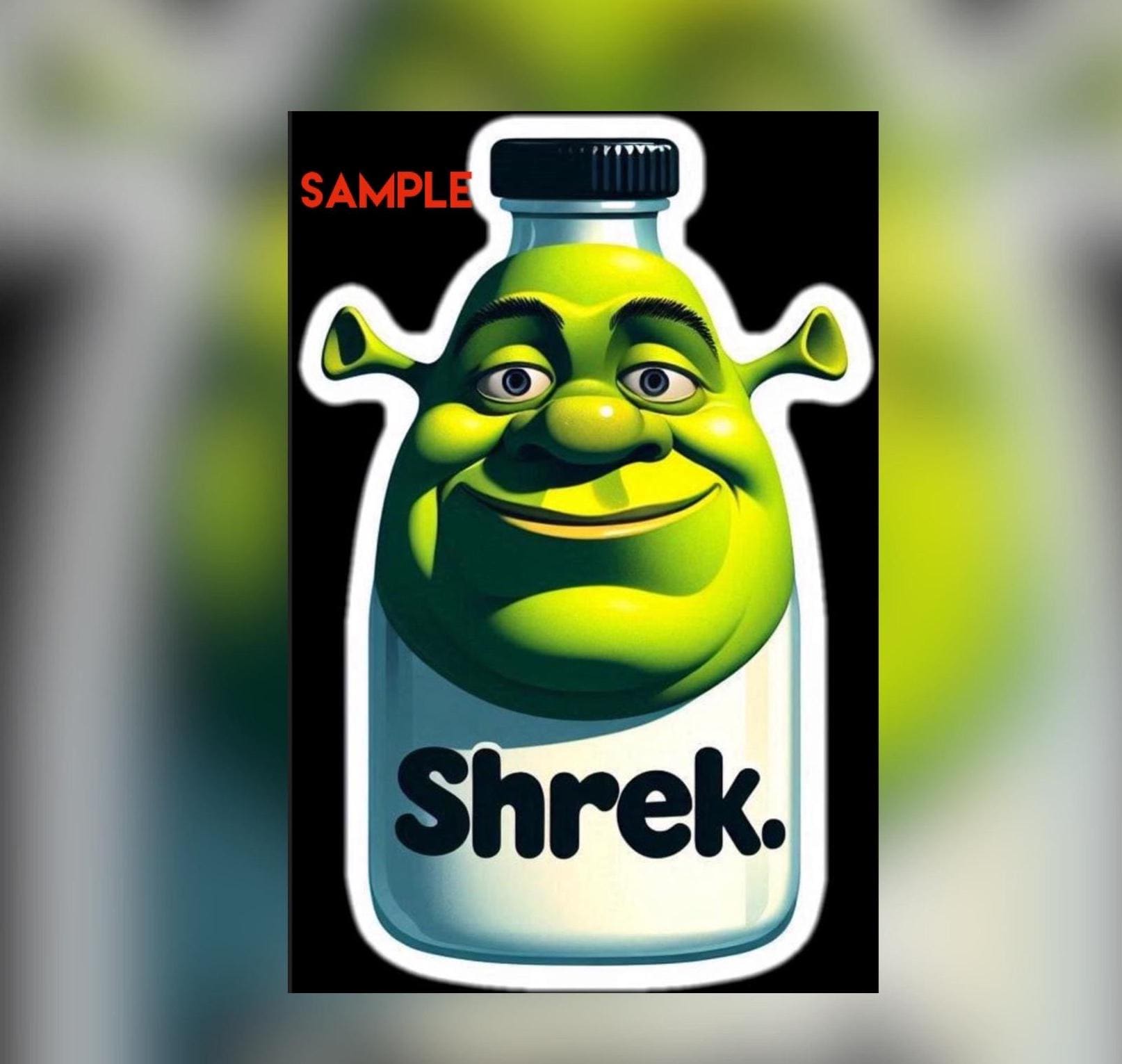 Funny Shrek Meme Sticker Digital Download Product - Etsy