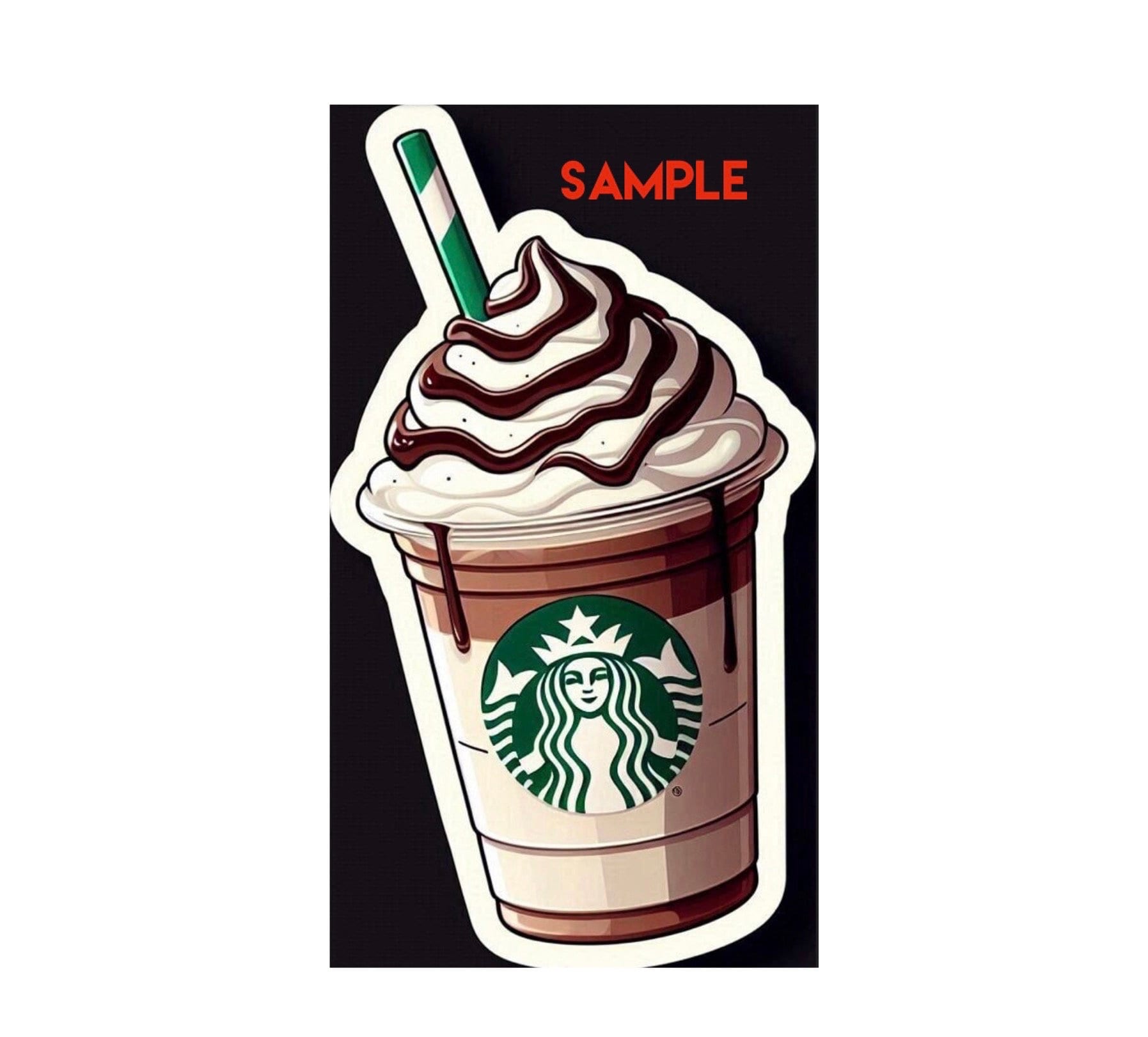 Starbucks Sticker Digital Print for the Starbucks Lovers - Etsy