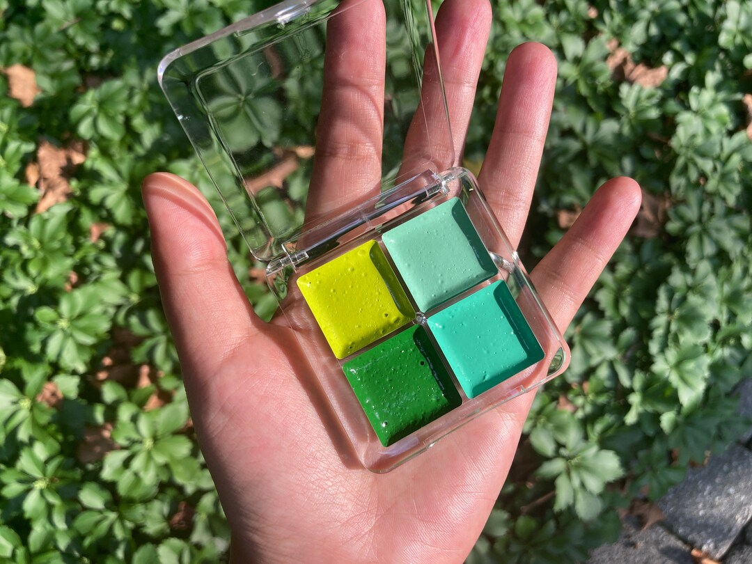 Peppermint Mambo ~ Watercolors Paints, 4-color Paint Palette ...