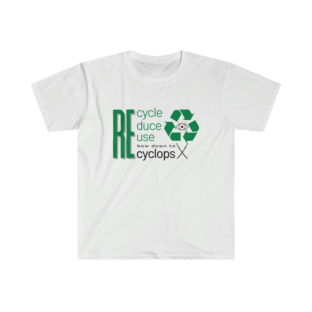 Recycle Reduce Reuse Recyclops Unisex Softstyle T-shirt - Etsy