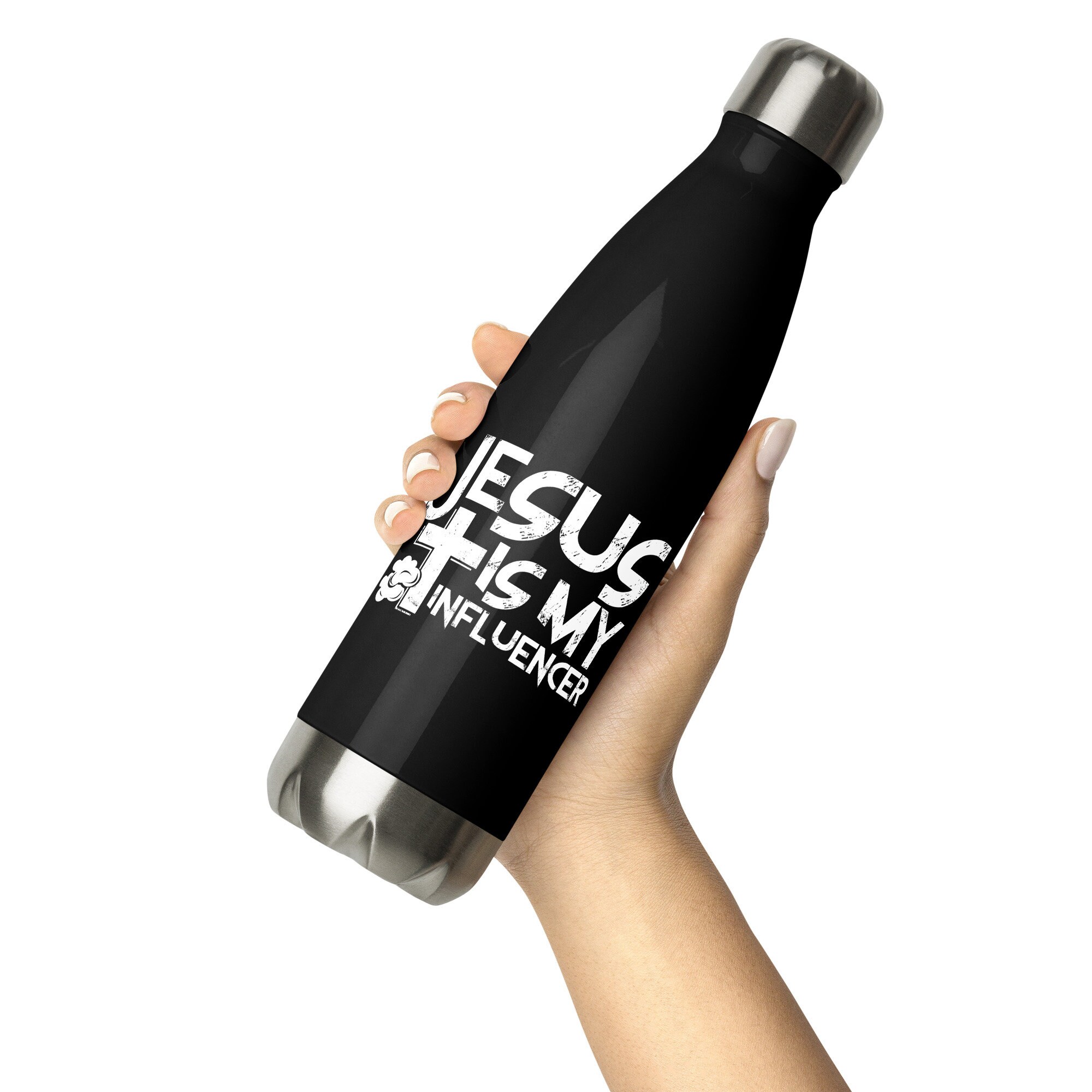 Jesus is My Influencer Stainless Steel Water Bottle - Etsy