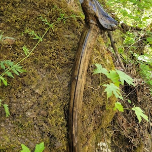 Hand Carved Wooden Staff - Etsy