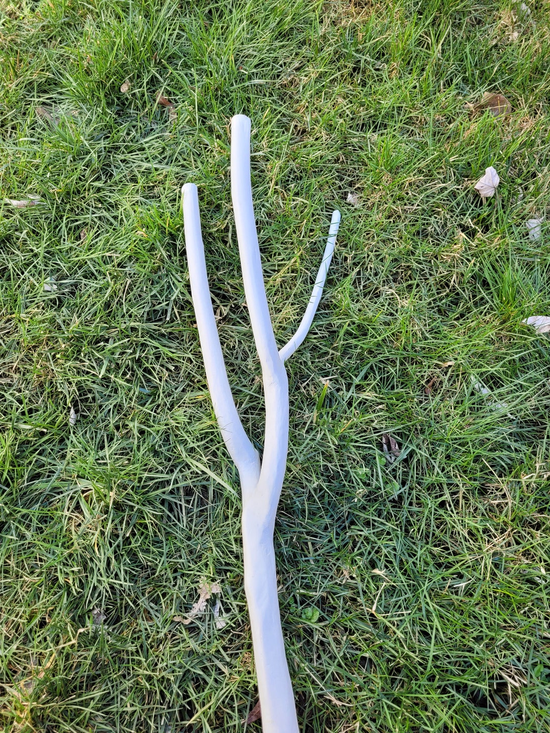 Hand Carved Wooden Staff - Etsy