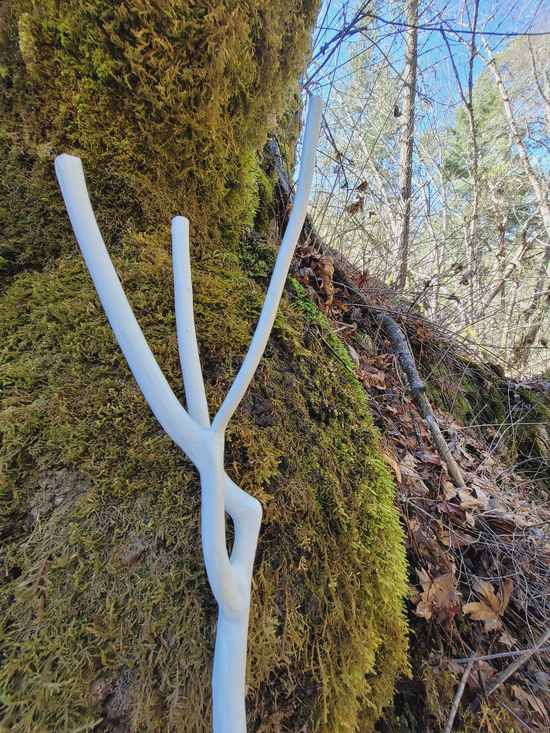 Hand Carved Wooden Staff - Etsy