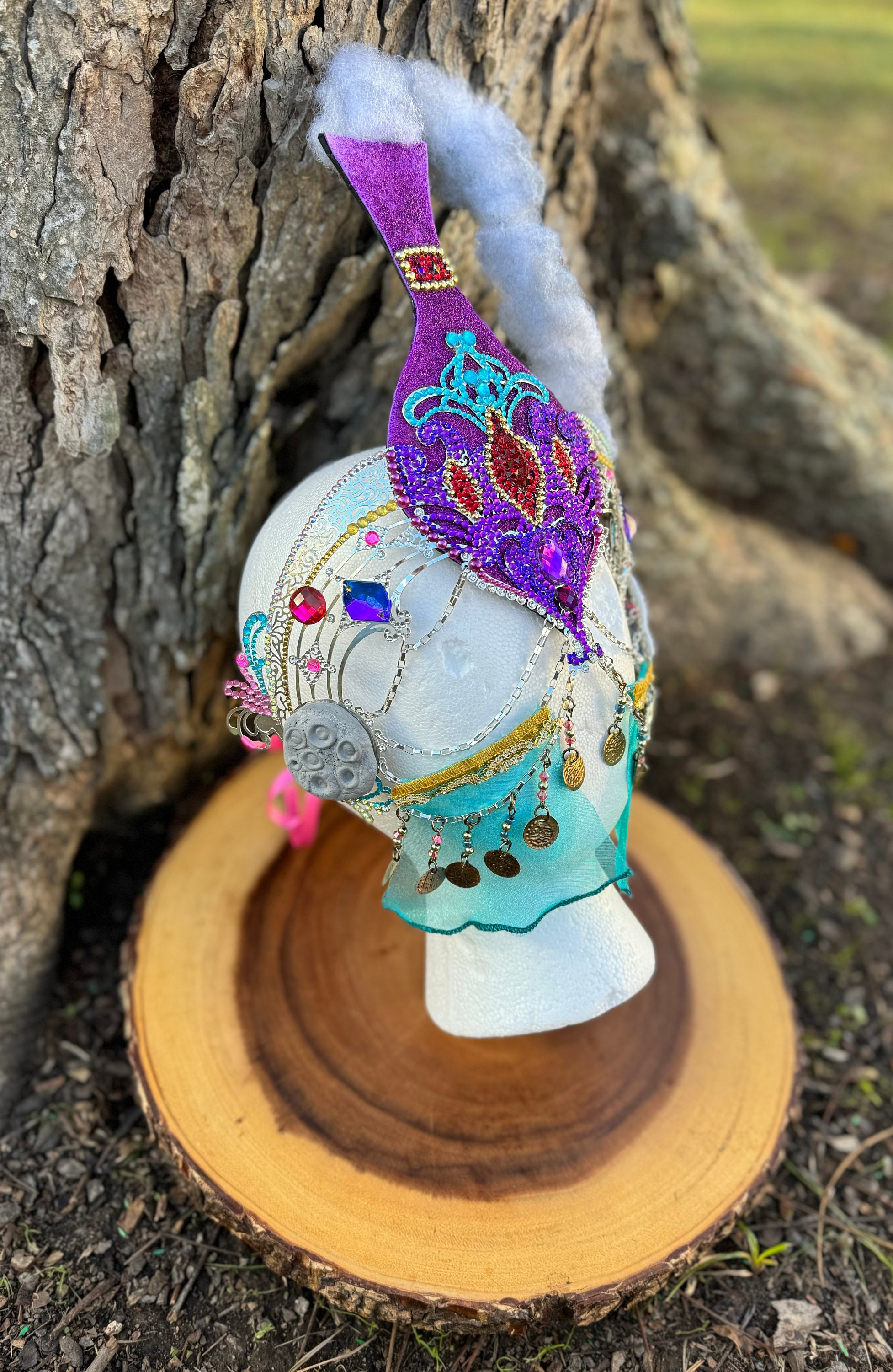 Custom Mardi Gras Mask - Etsy