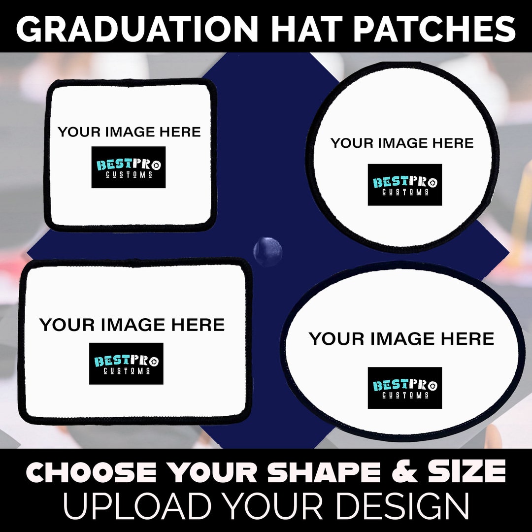 Custom Graduation Photo Patch: Iron-on Sublimation Polyester - Etsy