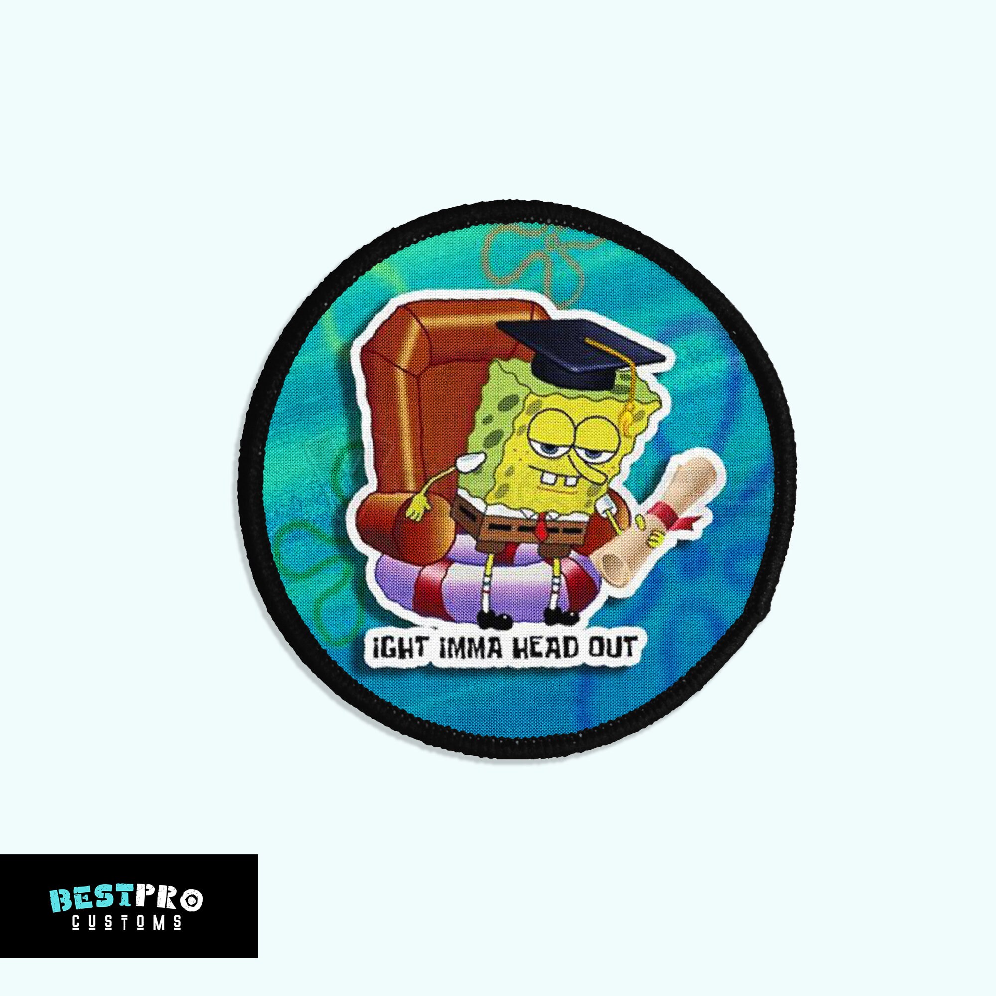 Custom Graduation Photo Patch: Iron-on Sublimation Polyester - Etsy