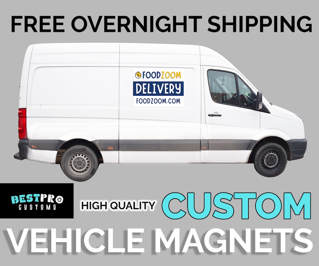 Custom Vehicle Magnets for Businesses, Events, and Delivery Drivers ...