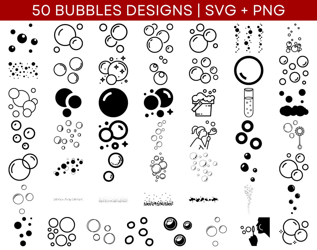 Bubbles SVG Bundle Bubbles PNG Bundle Bubbles Clipart - Etsy Australia