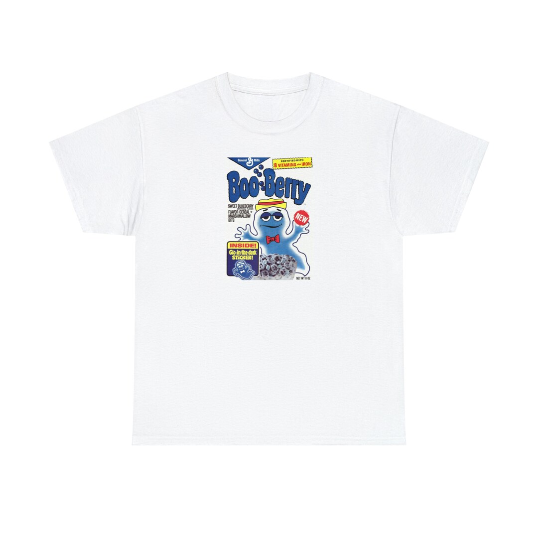 Vintage Boo-berry Tshirt, Aesthetic Retro Shirt, Vintage Cereal Box - Etsy