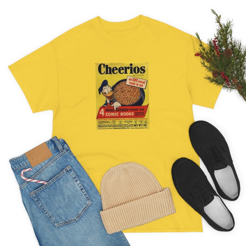 Vintage Cheerios Tshirt, Aesthetic Retro Shirt, Vintage Cereal Box - Etsy