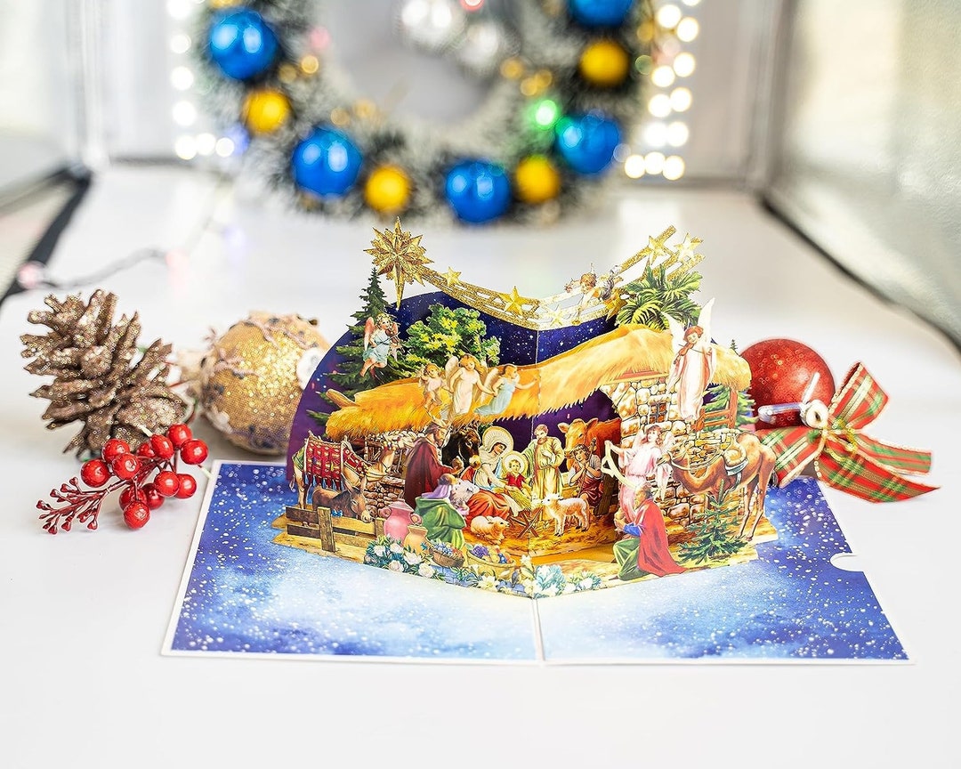 3D Pop-up Jesus Christ Christmas Card Perfect Christmas Gift - Etsy