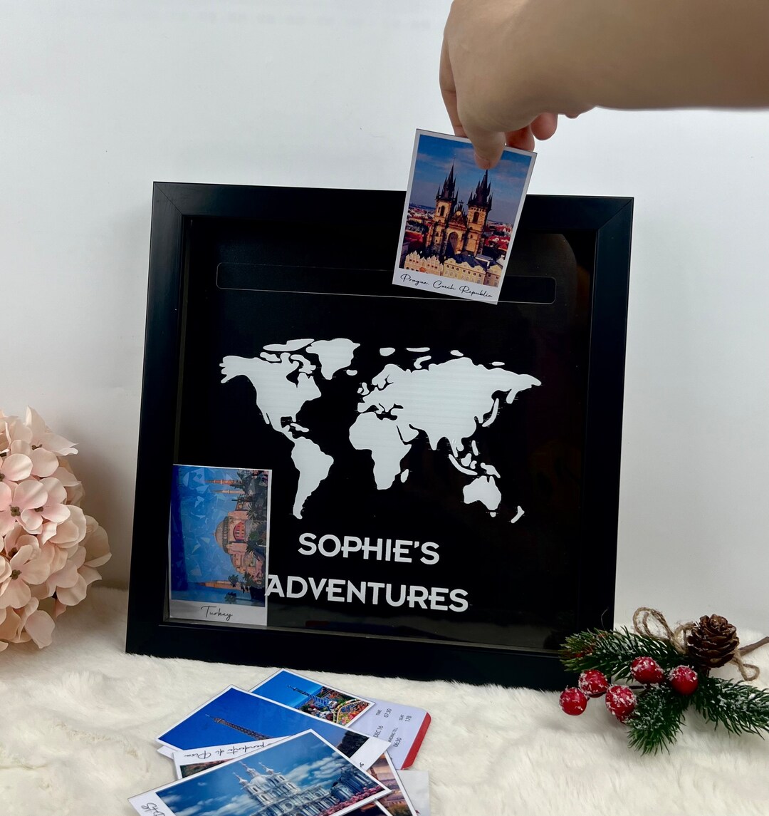 Travel Ticket Memory Box Frame, A Perfect Way to Display Your Memories ...