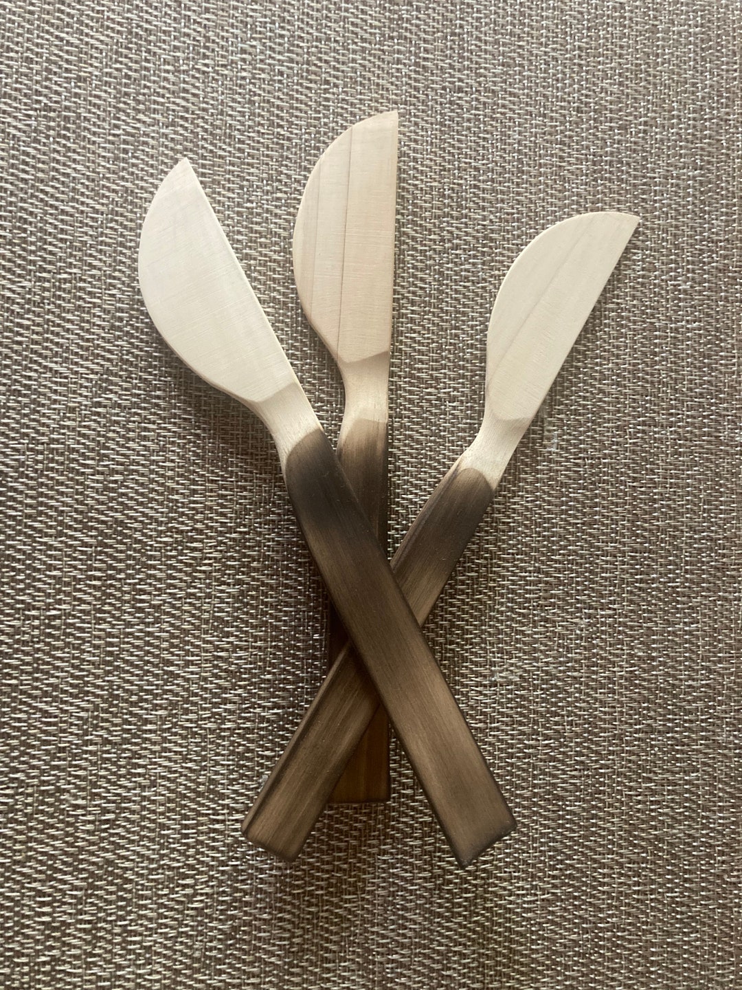 Handcrafted Swedish Butter Knives With Burnt Handles - Etsy