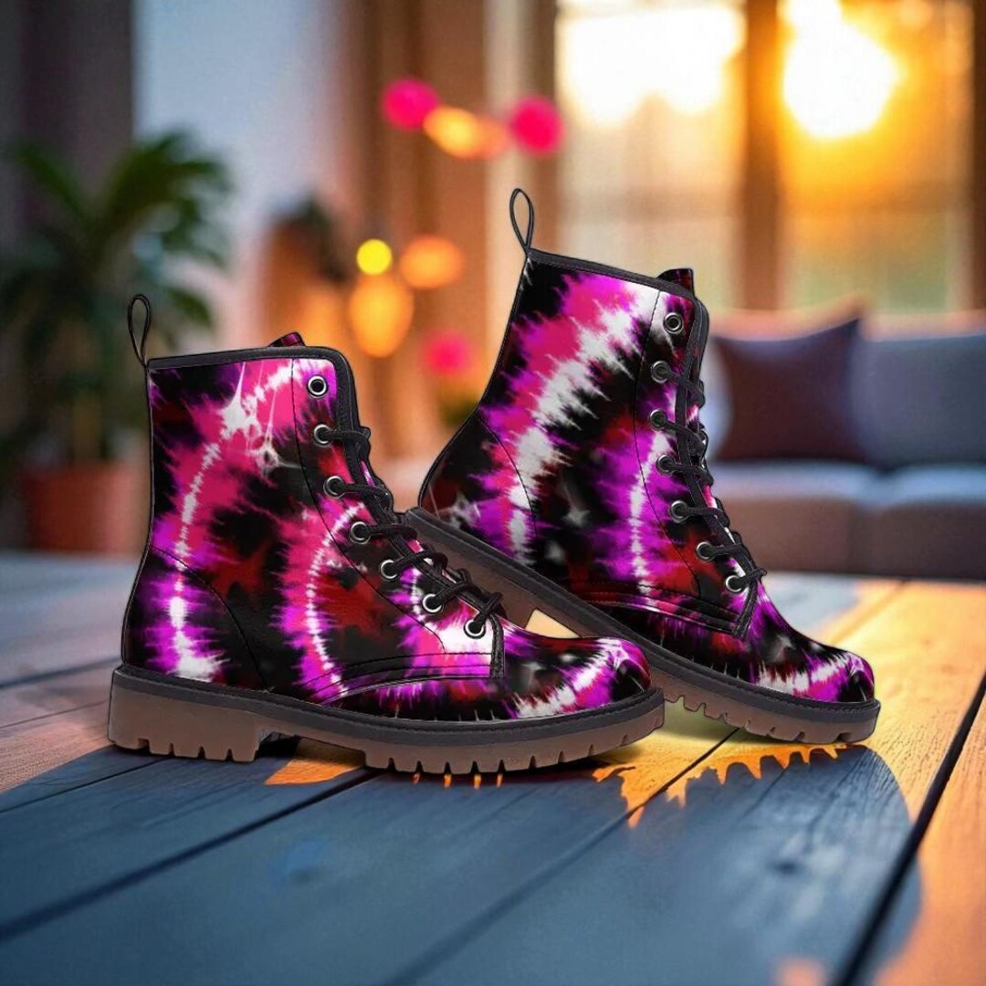 Pastel Glitter Boots, Blue Speckled Combat Shoes, Fairy Grunge Lace up ...