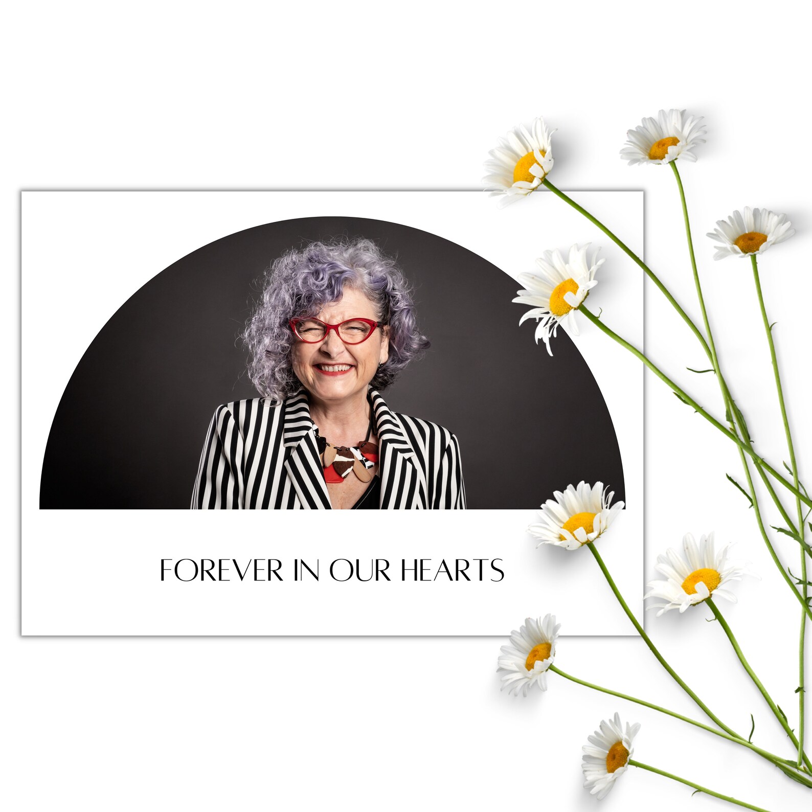 Funeral Post Card Fully Editable Downloadable Canva Template |memorial ...