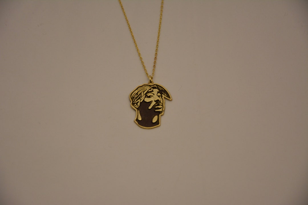 Tupac Necklace - Summer Sale - Thuglife Jewelry - Portrait Necklace ...