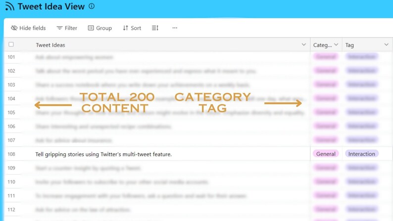 200 Twitter Content Ideas: Small Business Marketing (PDF) - Etsy