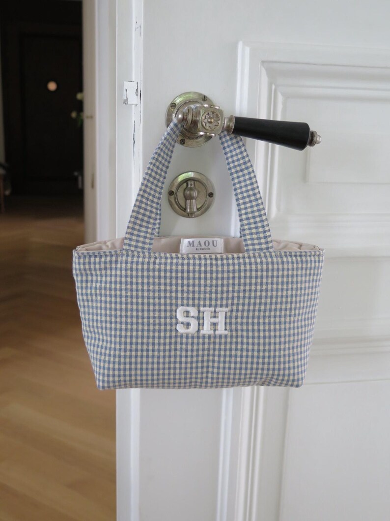 Gingham Mini Tote Bag - Etsy