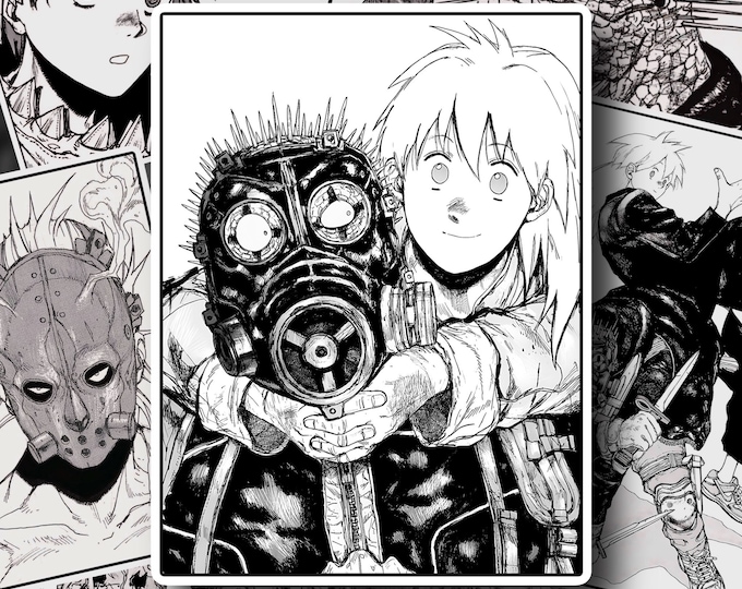 Dorohedoro Stickers | Kaiman | Nikaido | Ebisu | Noi | Shin | Manga ...