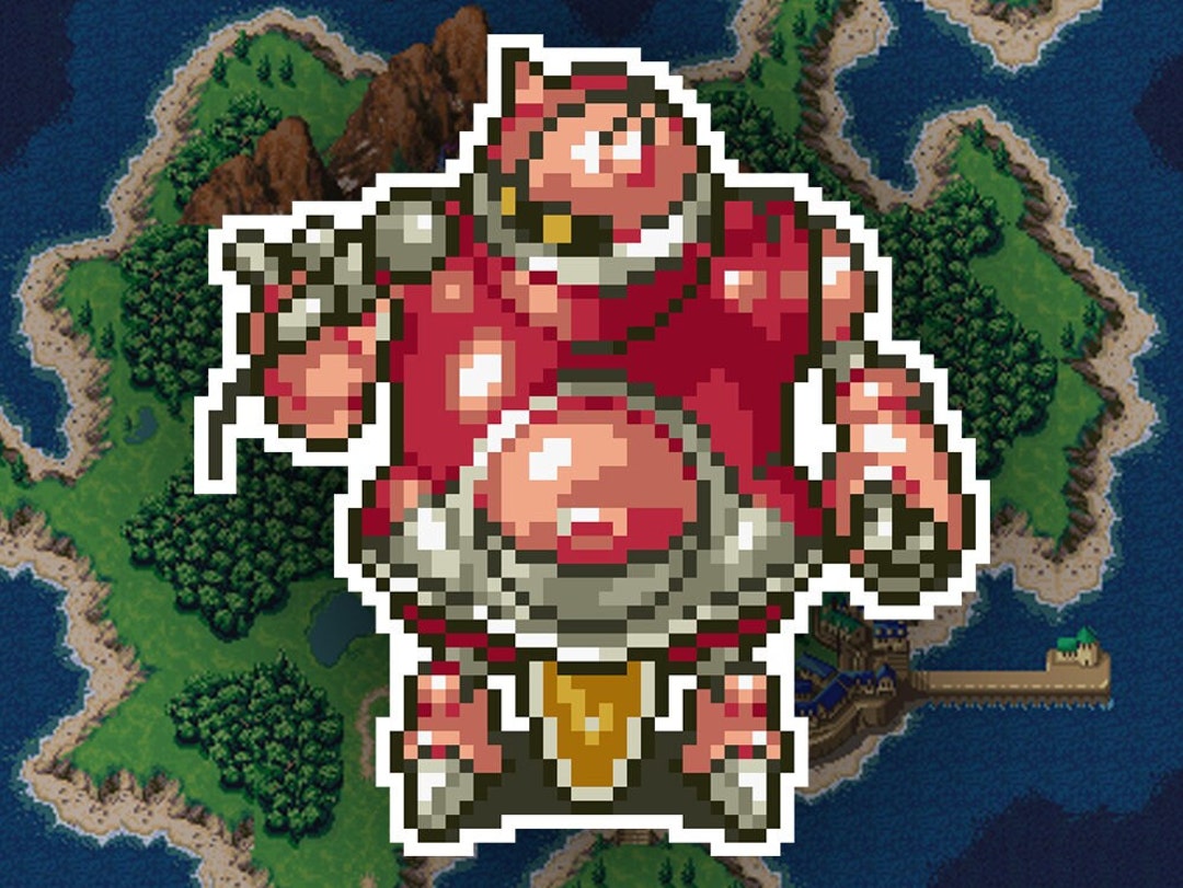 Gato Chrono Trigger Pixel Art SNES Water Resistant - Etsy