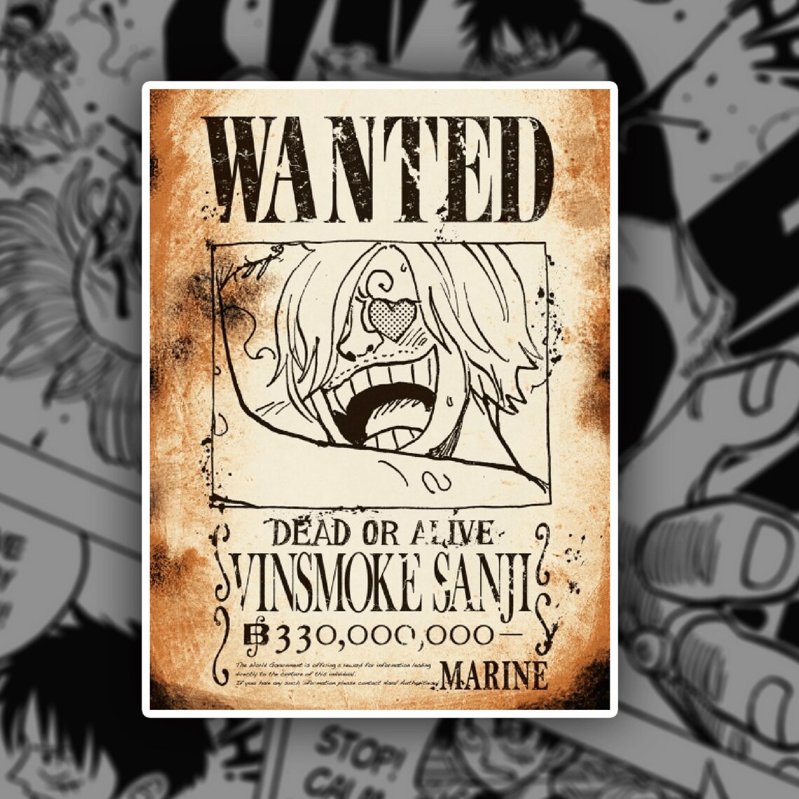 One Piece Stickers Luffy Zoro Nami Chopper Eiichiro - Etsy