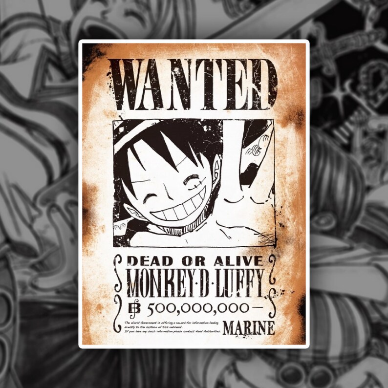 One Piece Stickers Luffy Zoro Nami Chopper Eiichiro - Etsy