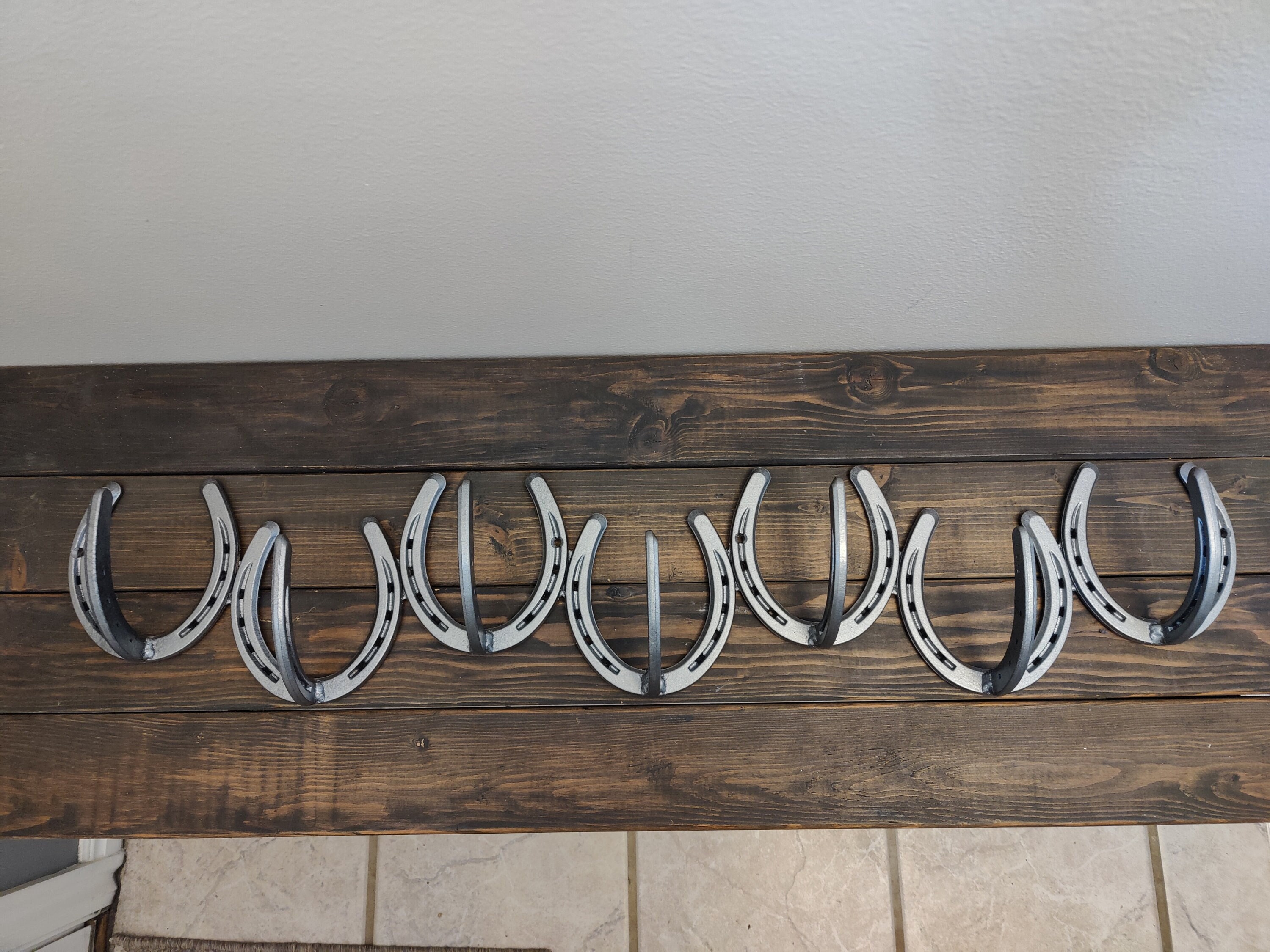 Horse Shoe Coat Rack - Etsy
